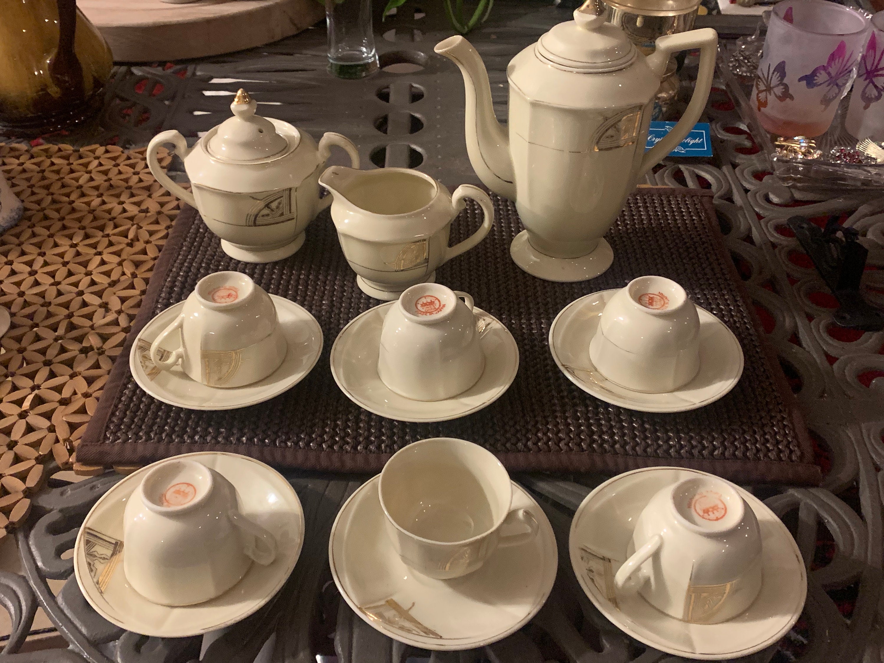 Uranium Glazed Made in Japan Tea Set - Etsy