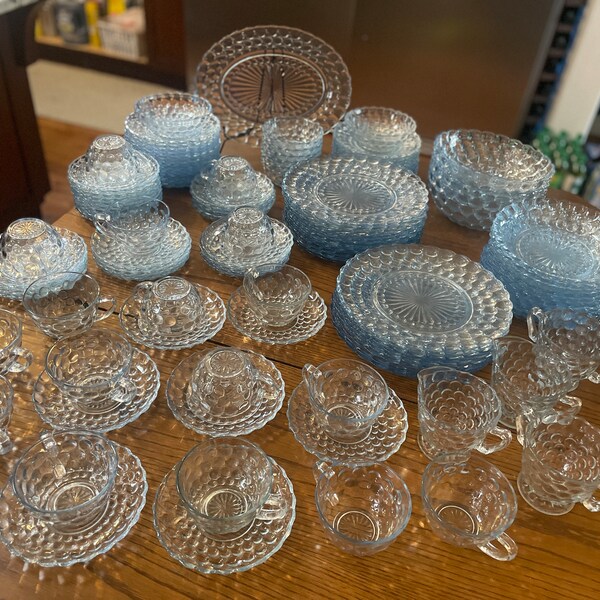 Blue Glassware - Etsy