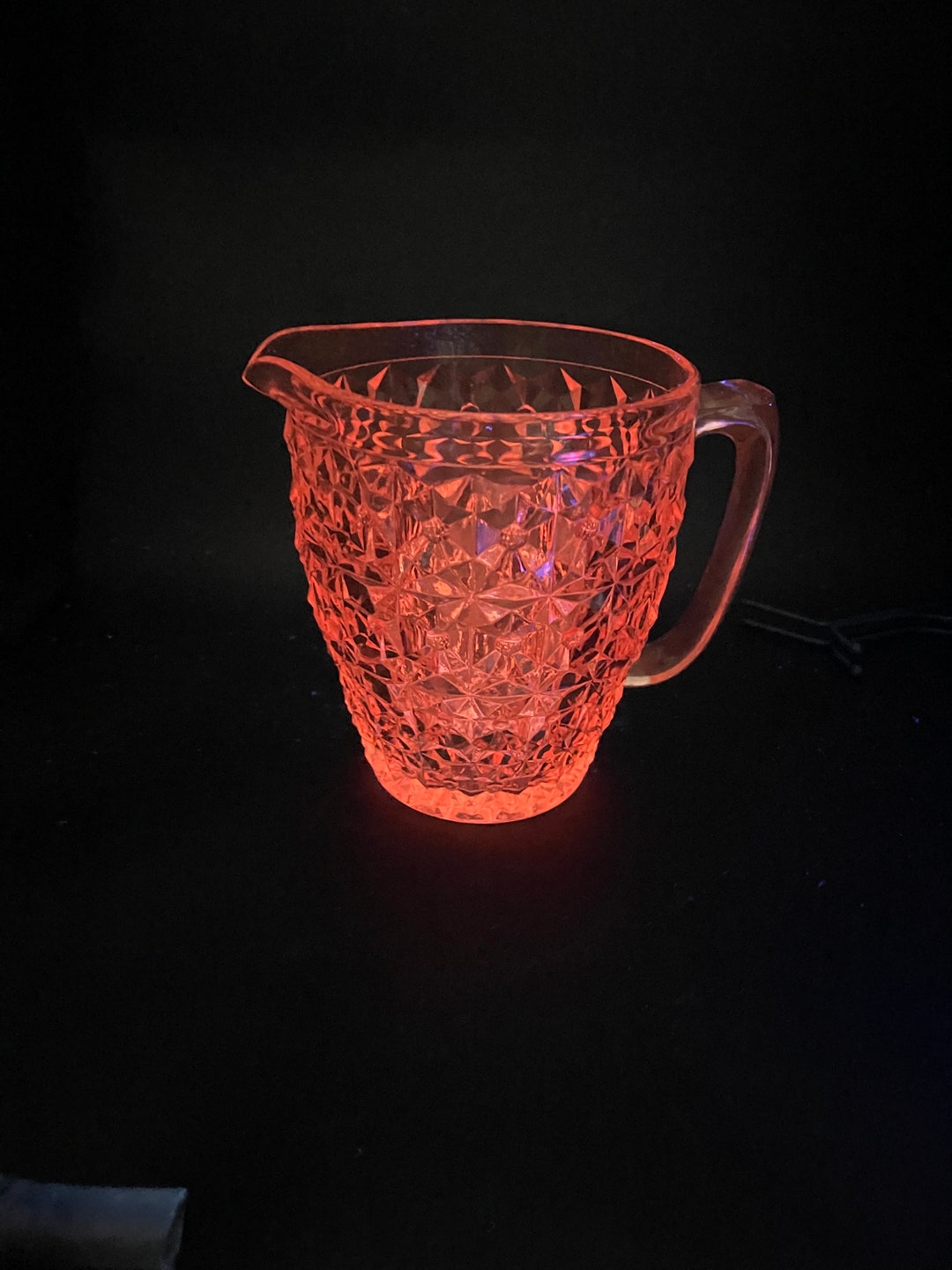 1930's Jeanette Glass Pink Depression Glass "holiday" Aka “buttons ...