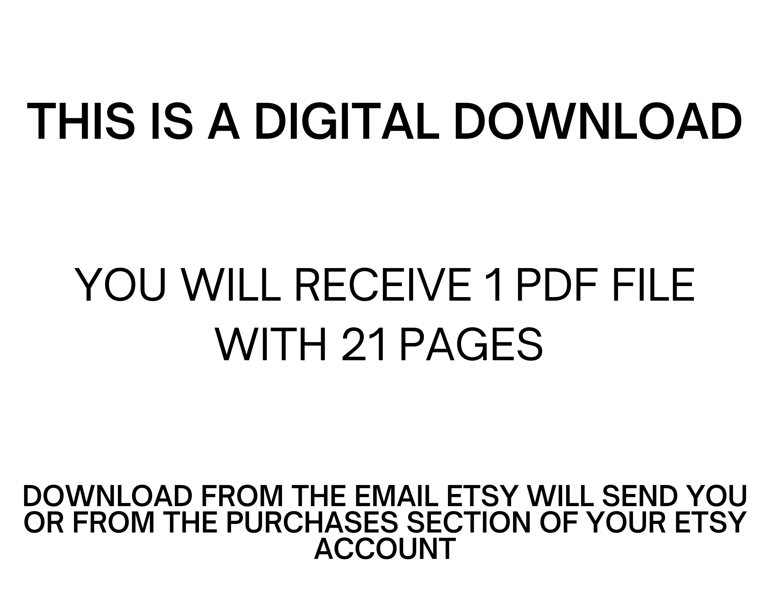 Gift List Printable With Thank You Note Tracker Big Bundle - Etsy