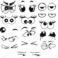 Googly Eyes Clipart, Monster Eyes Clipart, Vector Graphics, Eyes ...