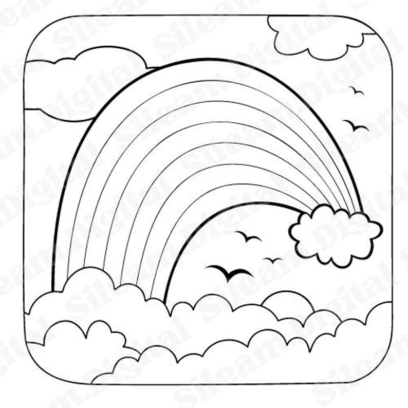 50 Different Coloring Pages for Kids. PDF Download. Digital Coloring ...