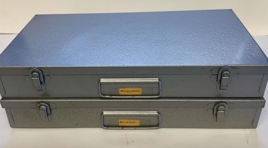 Vintage Metal 35mm Slide Storage Container Holds 150 2 X 2 Slides - Etsy