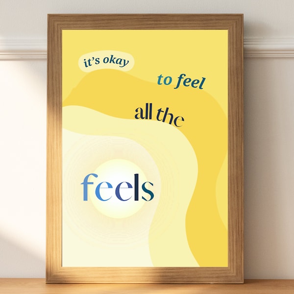 Its Ok to Feel All the Feels - Etsy