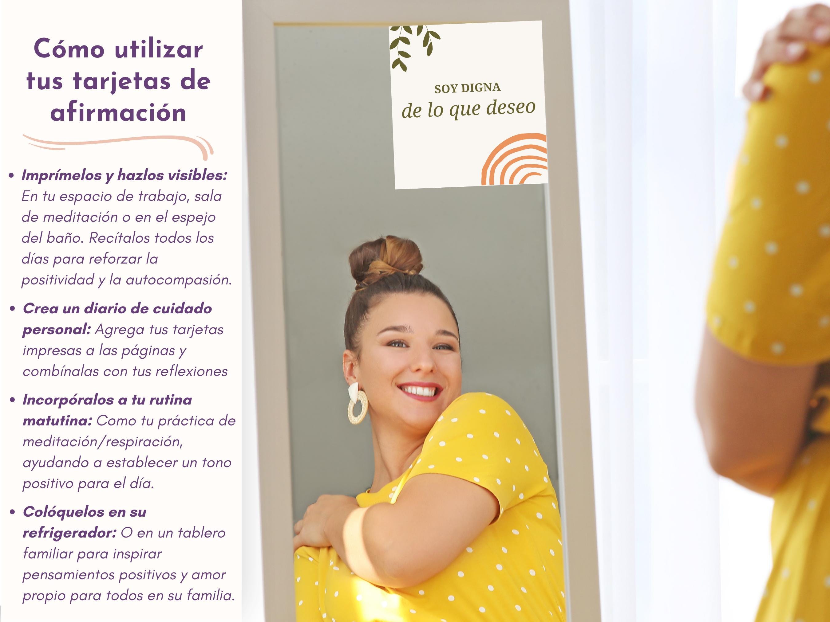 Spanish Affirmation Cards | Anxiety Coping Skills, Emotional Resilience ...