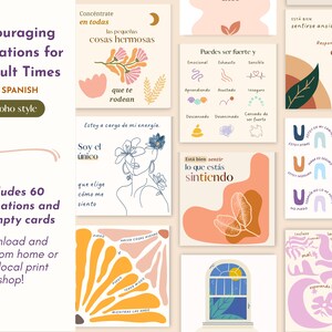 Spanish Affirmation Cards | Anxiety Coping Skills, Emotional Resilience ...