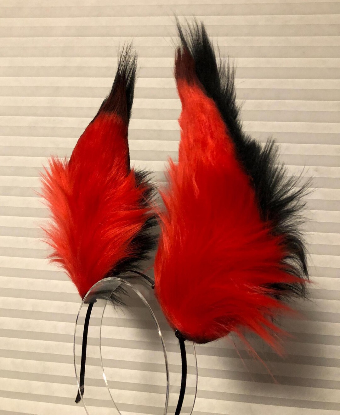 Black and Red Demon Deer Ears - Etsy