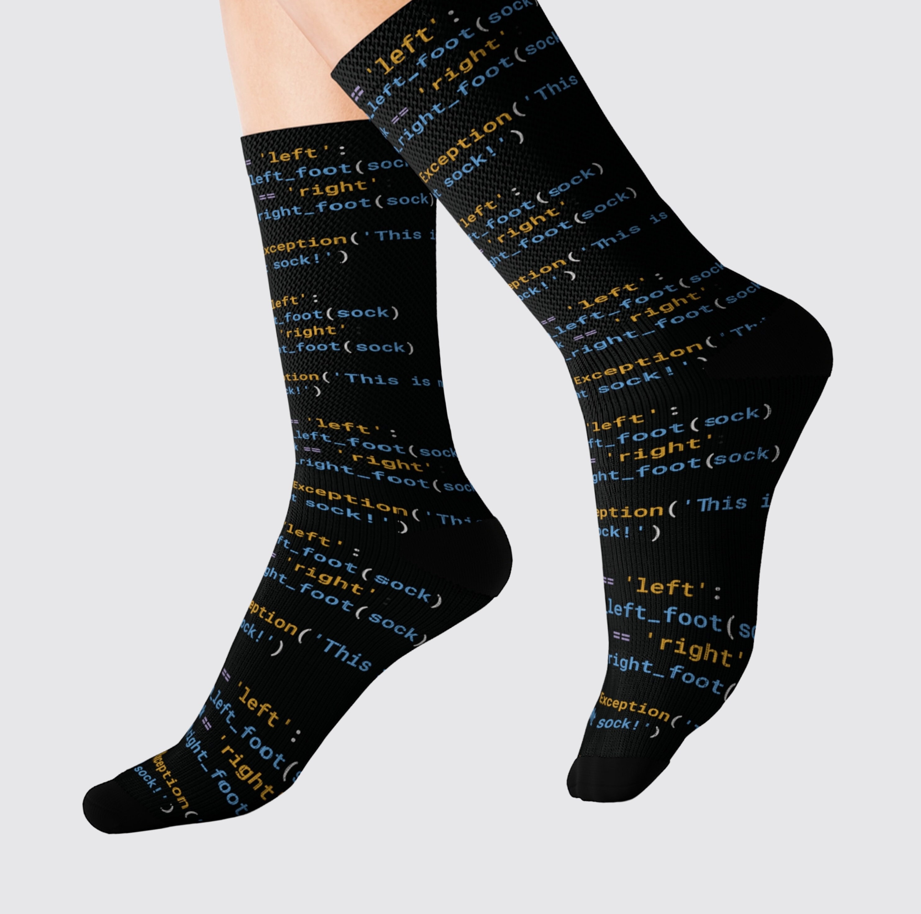 Programmer Socks Dark Mode Cool And Comfortable Code Designs Python Code Socks Ts For Techies