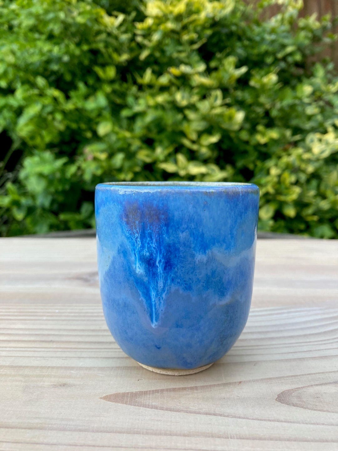 Small Ceramic Tumbler in Sky Blue, Handleless Coffee Beaker, Tea Cup, Wheel Thrown Pottery - Etsy