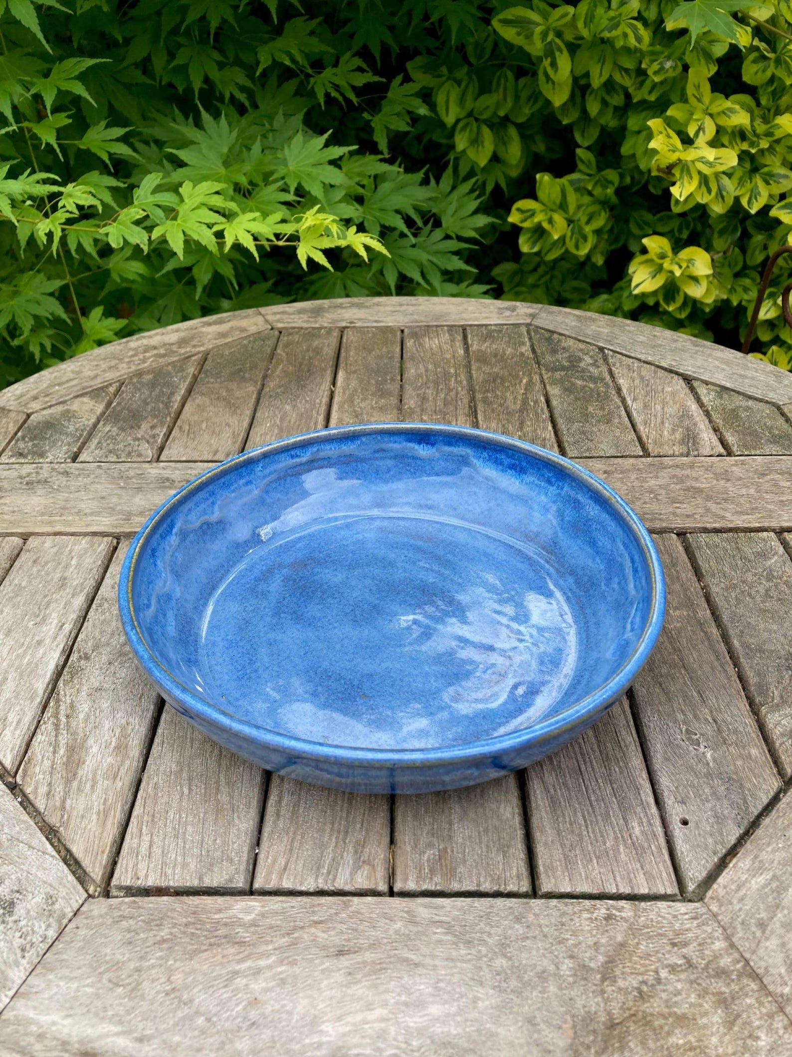 Handmade Indigo Blue Ceramic Pasta Bowl: Wheel Thrown Pottery - Etsy