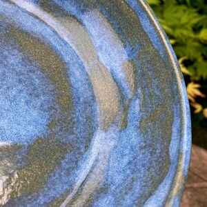Pasta Bowl in Rockpool Blue. Handmade Pottery Shallow Dish, Ceramic ...