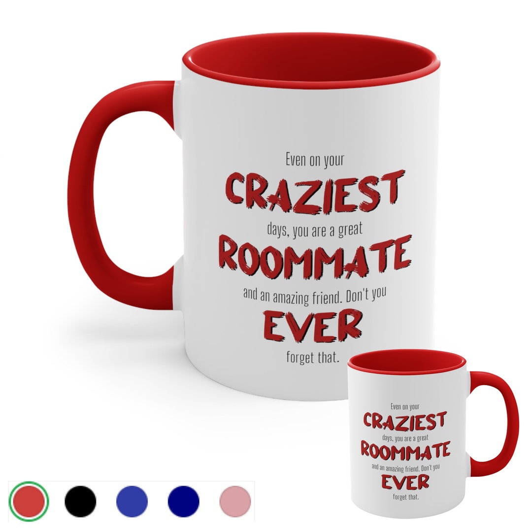 Funny Roommate Mug, Custom Roommate Coffee Cup, Fun Family Gift, Gift ...