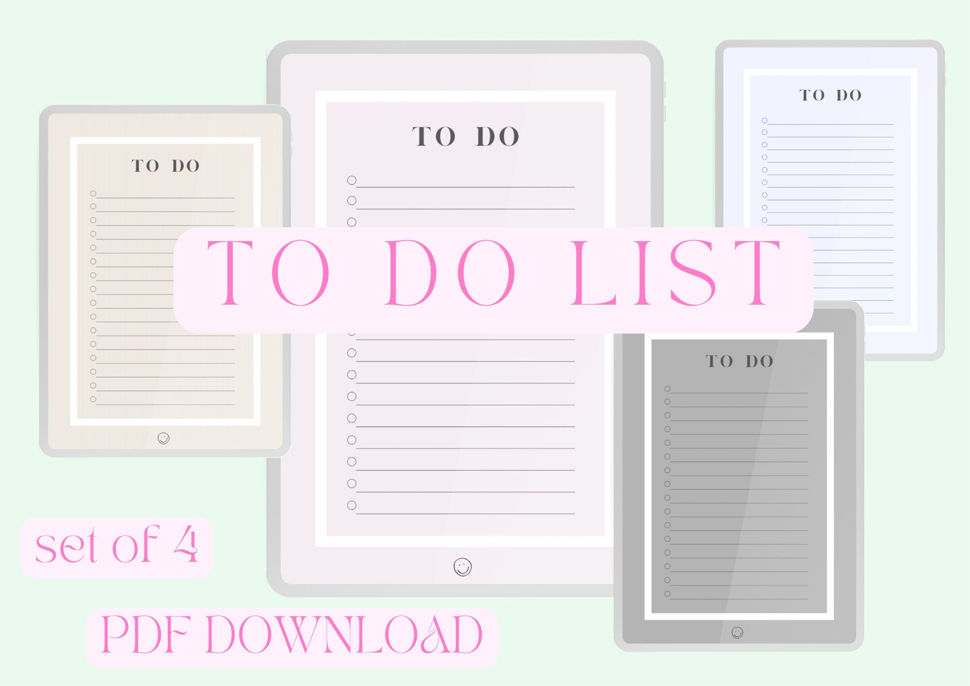 To Do List Digital Planner Templates Task List Digital Task - Etsy