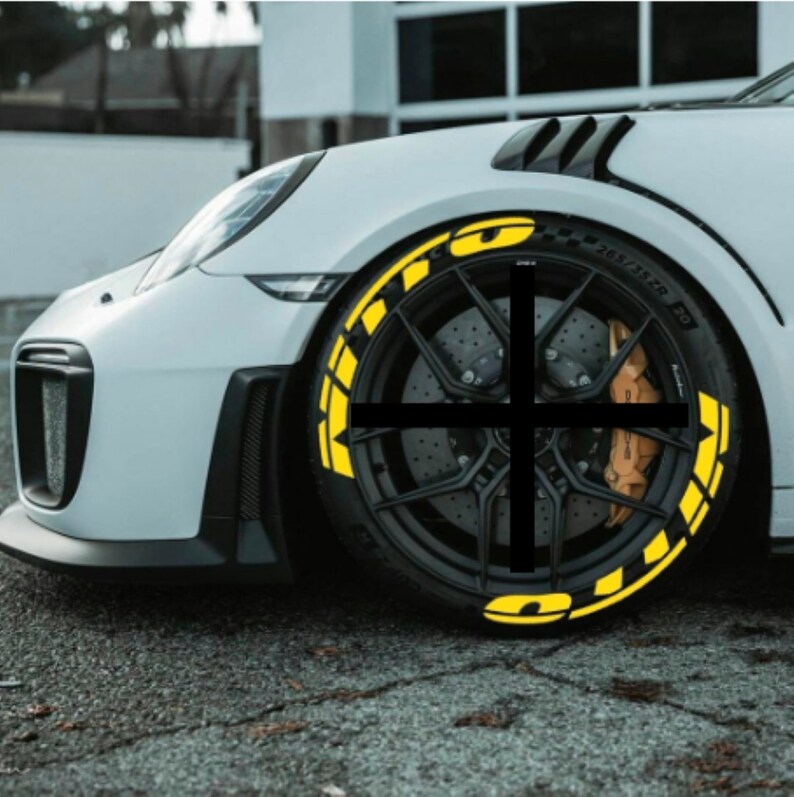 Permanent Nitto Tire Lettering Stickers 1.00 for 14 to 22 8 Pcs Kit - Etsy