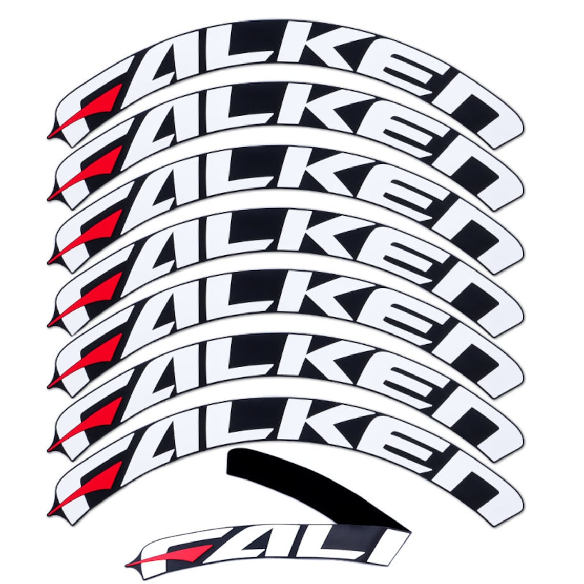 Permanent Falken Tire Lettering Stickers 1.25 for 14 to 22 16 Pcs Kit ...