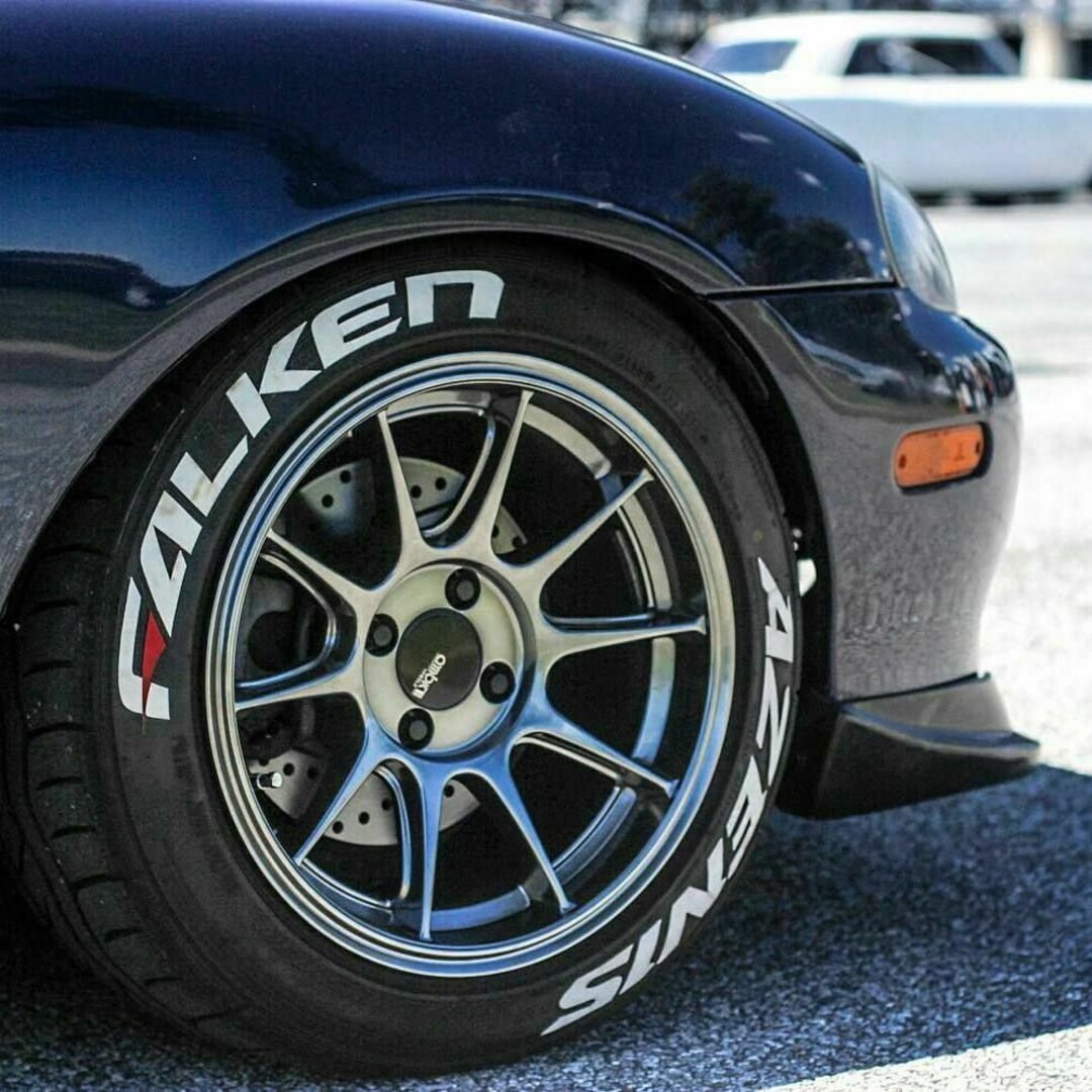 Permanent Falken Azenis Tire Lettering Stickers 1.25 Letter for 14 to ...