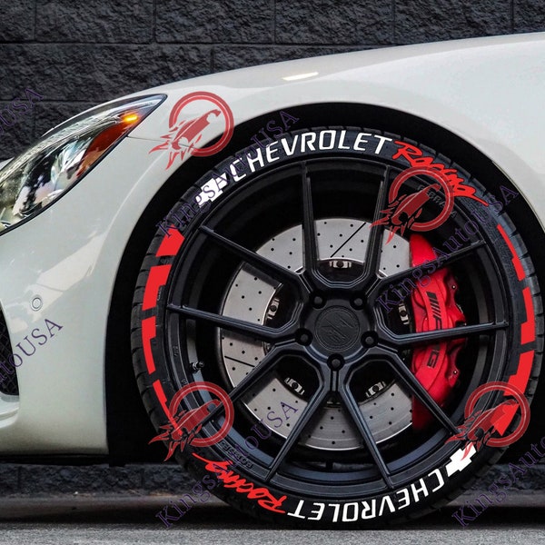 Chevrolet Racing Tire Stickers - Etsy
