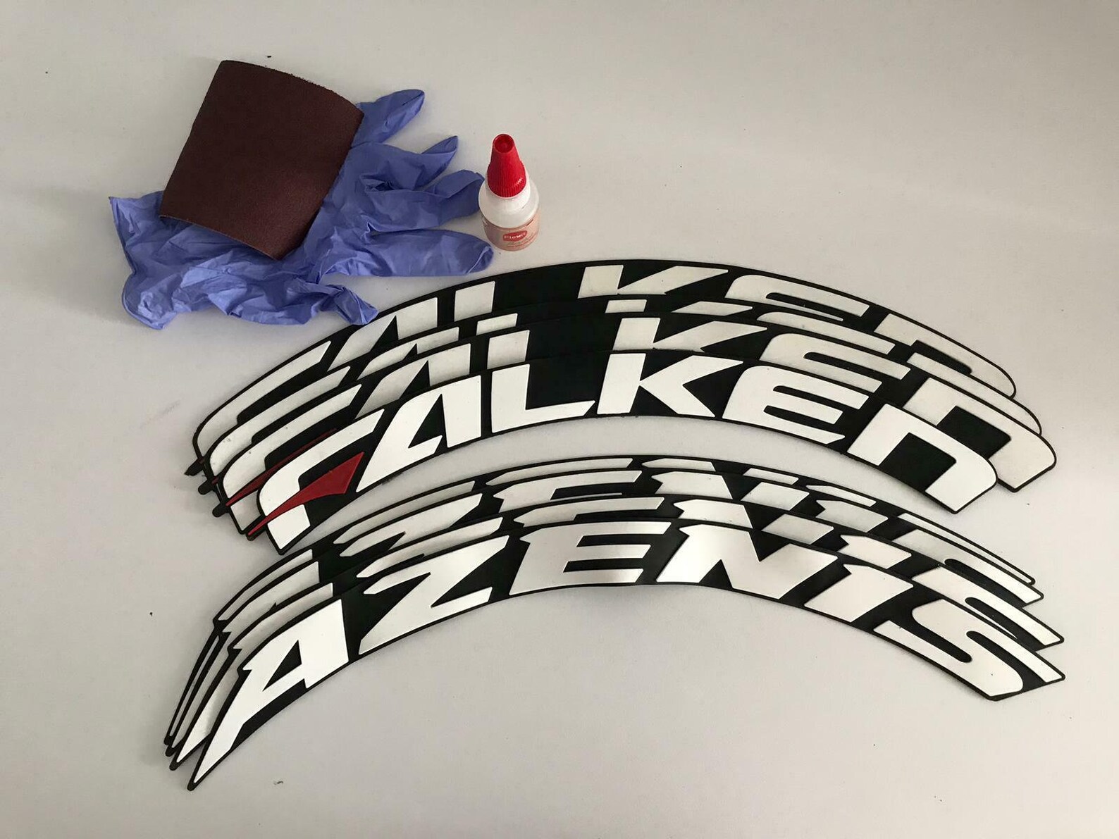 Permanent Falken Azenis Tire Lettering Stickers 1.25 Letter for 14 to ...