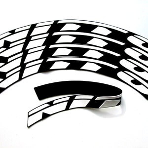 Permanent Nitto Tire Lettering Stickers 1.25" for 14" to 22" 8 Pcs Kit ...