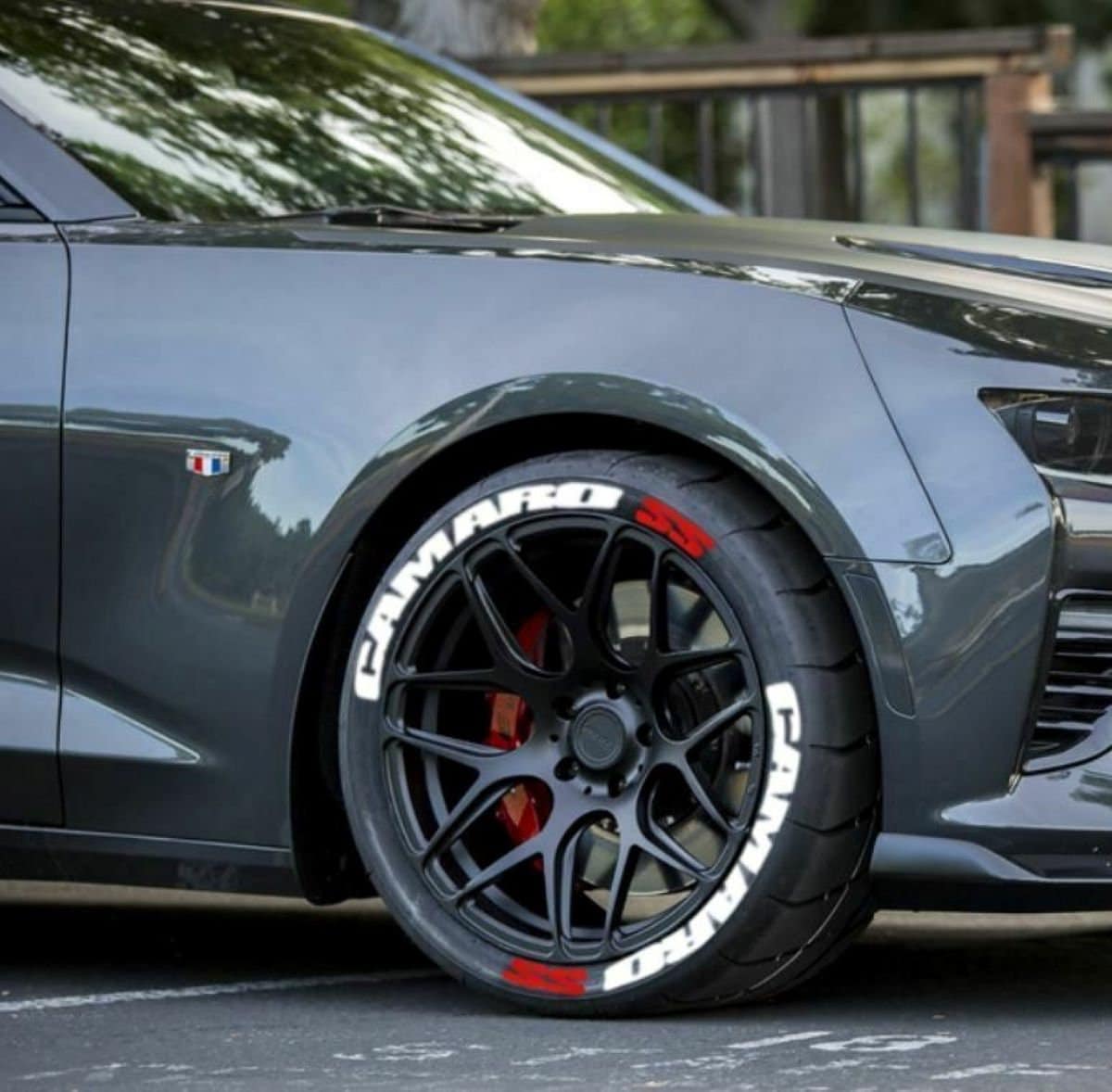 Permanent Camaro SS Tire Lettering Stickers 1.25 for 14 to 22 8 Pcs Kit ...