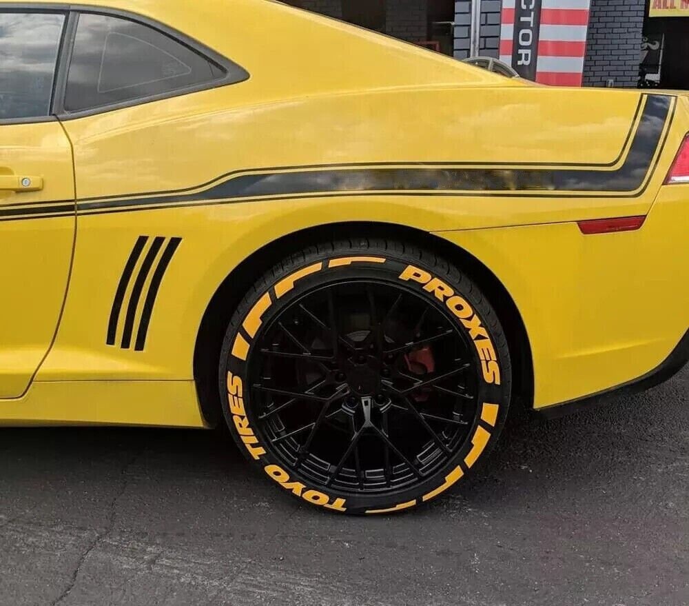 Permanent Toyo Tires Proxes Tire Lettering Stickers 1.25 Letters for 14 ...