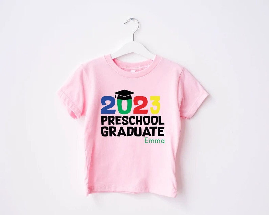 Custom Pre-k 2023 Graduation Shirt Personalized Kids School - Etsy