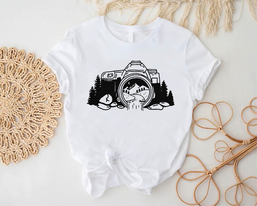 Vintage Camera Shirt for Photographer Nature Photography - Etsy