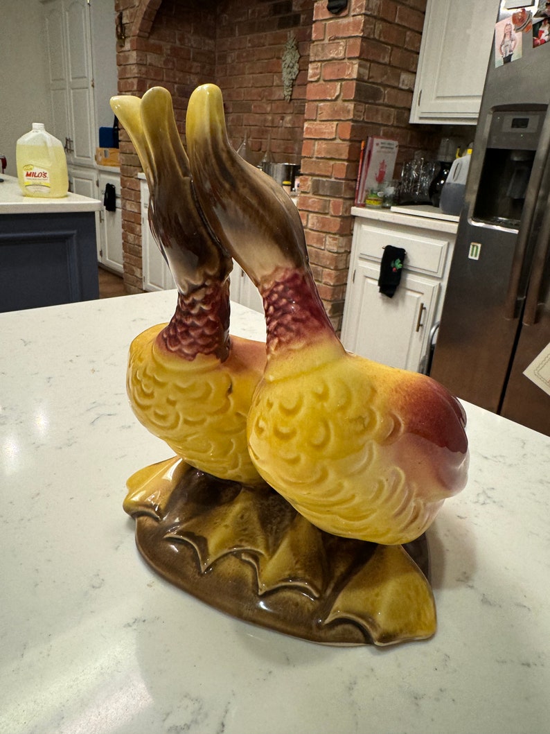 Vintage Hull Pottery Duck Planter Pair of Ducks Double Planter Mid ...
