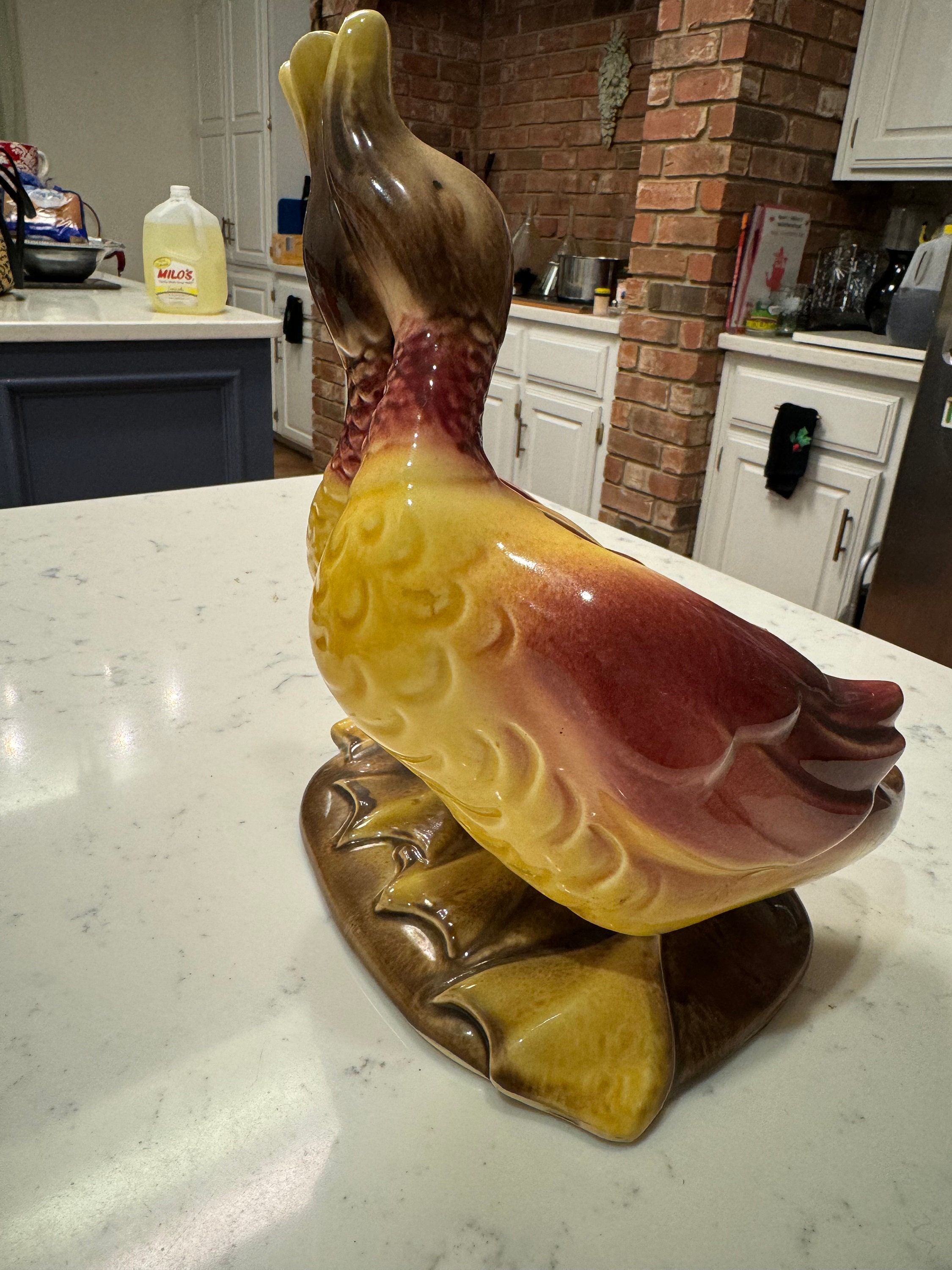 Vintage Hull Pottery Duck Planter Pair of Ducks Double Planter Mid ...