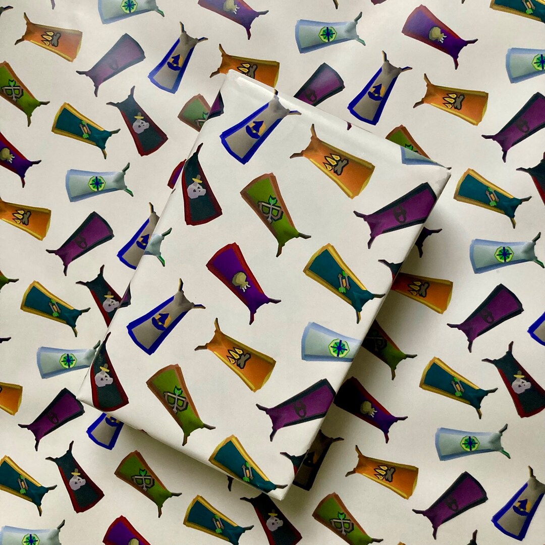 OSRS Runescape Capes Gift Wrapping Paper for Any Occasion - Etsy