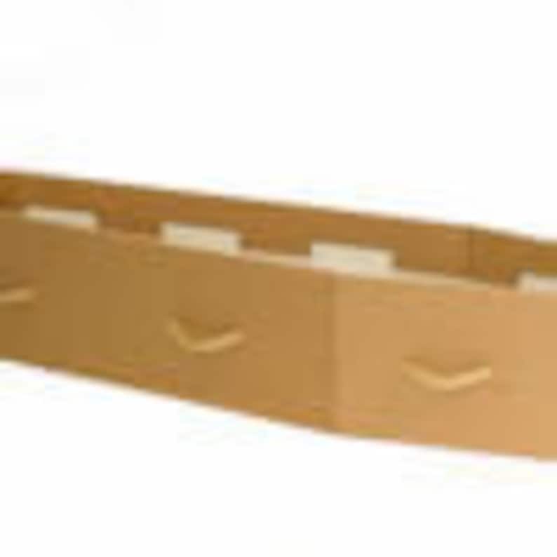 Manila Cardboard Coffin 6ft 1 - Etsy