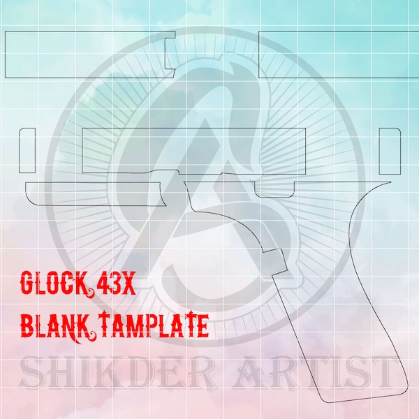 Glock 43x Laser Templaters - Etsy