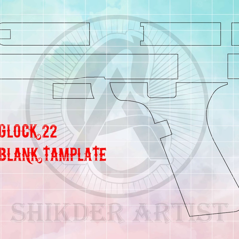 Glock 22 Templates - Etsy