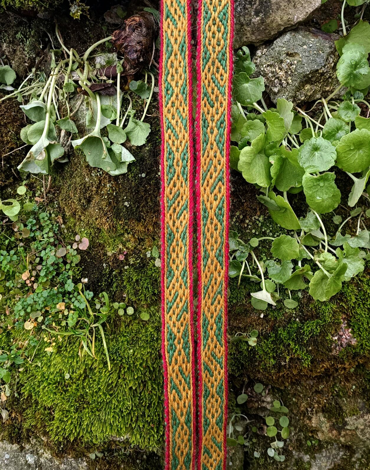 Reconstruction Woven Belt With Tablets, 100% Wool Lithuania Tablet ...