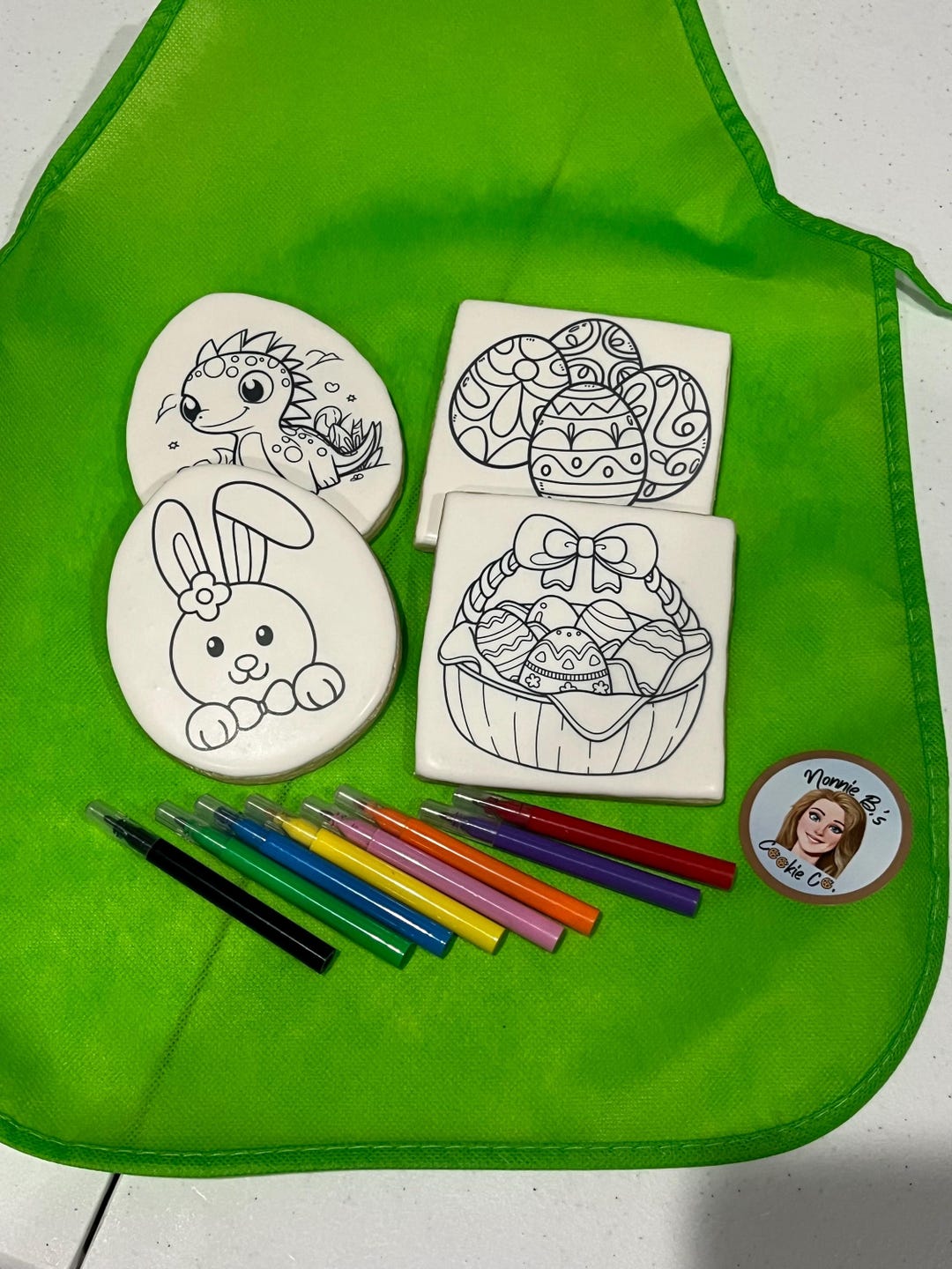 Color Your Own Cookie Kit | Edible Art Party Activity - Etsy