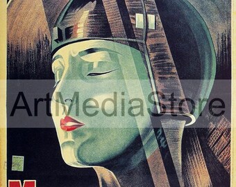 Metropolis 1927 Movie Poster - Etsy
