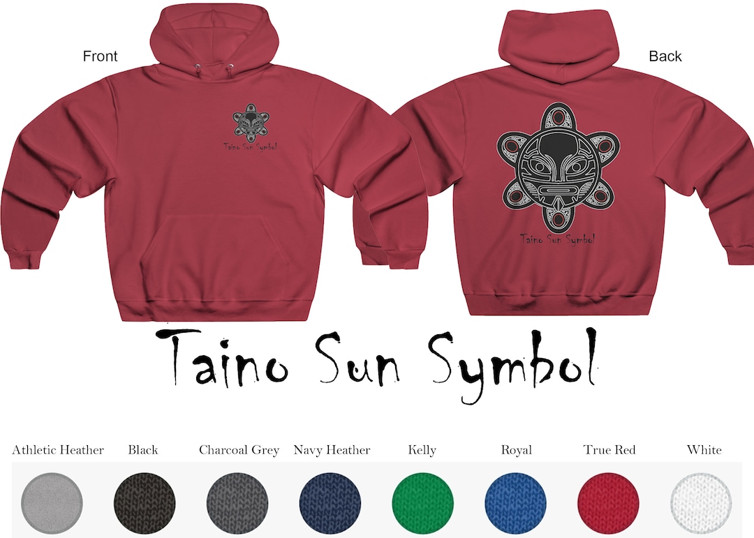 Taino Sun Symbol Hoodie - Etsy