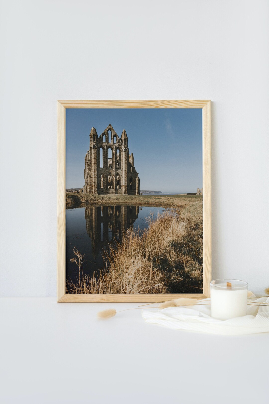 Whitby Abbey, England Print Download - Digital Art - Home Decor - Wall ...