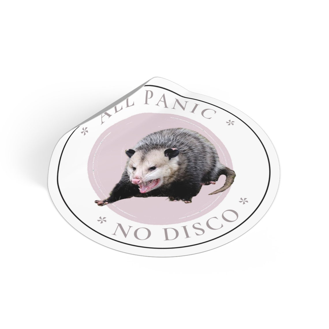 All Panic No Disco Possum Sticker Funny Meme Vinyl Decal - Etsy