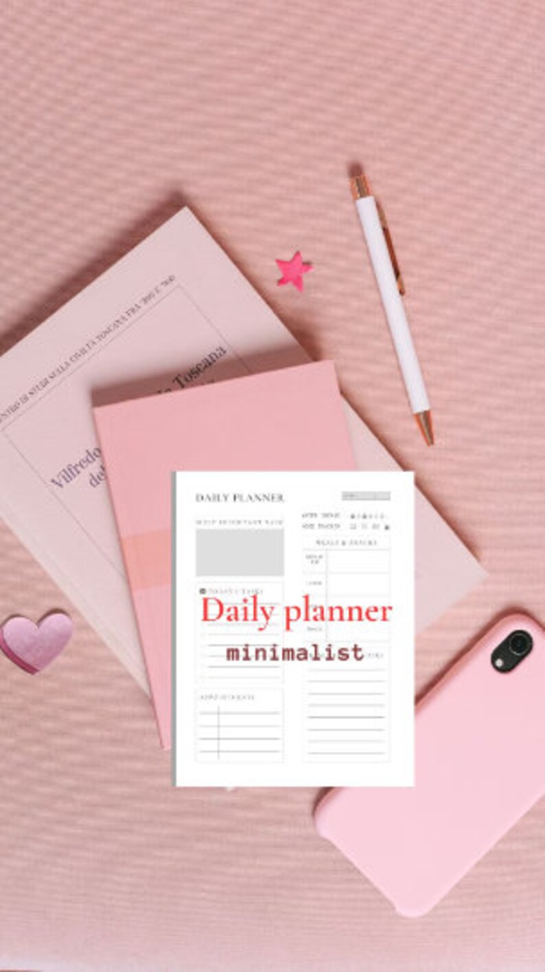 Digital Daily Planner, Printable Daily Planner - Etsy