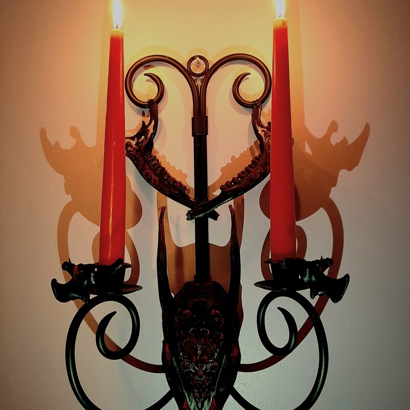 Skull Sconce - Etsy