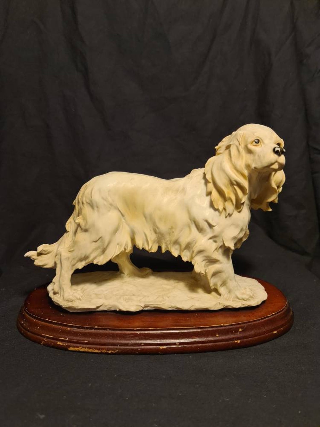 Vintage Buff American Cocker Spaniel Figurine - Etsy