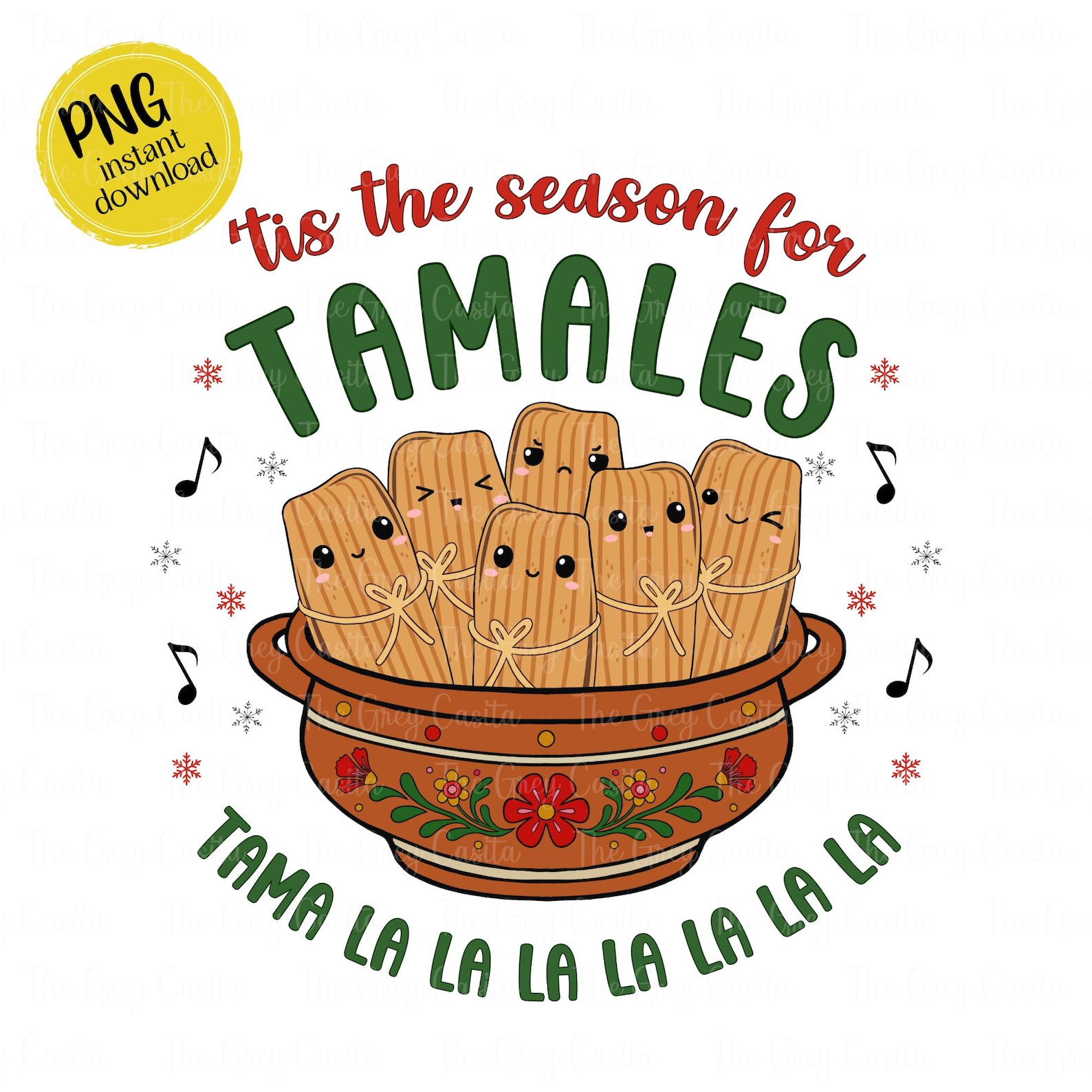 Tis the Season for Tamales, Tamalada, Latino Christmas, Spanish PNG ...