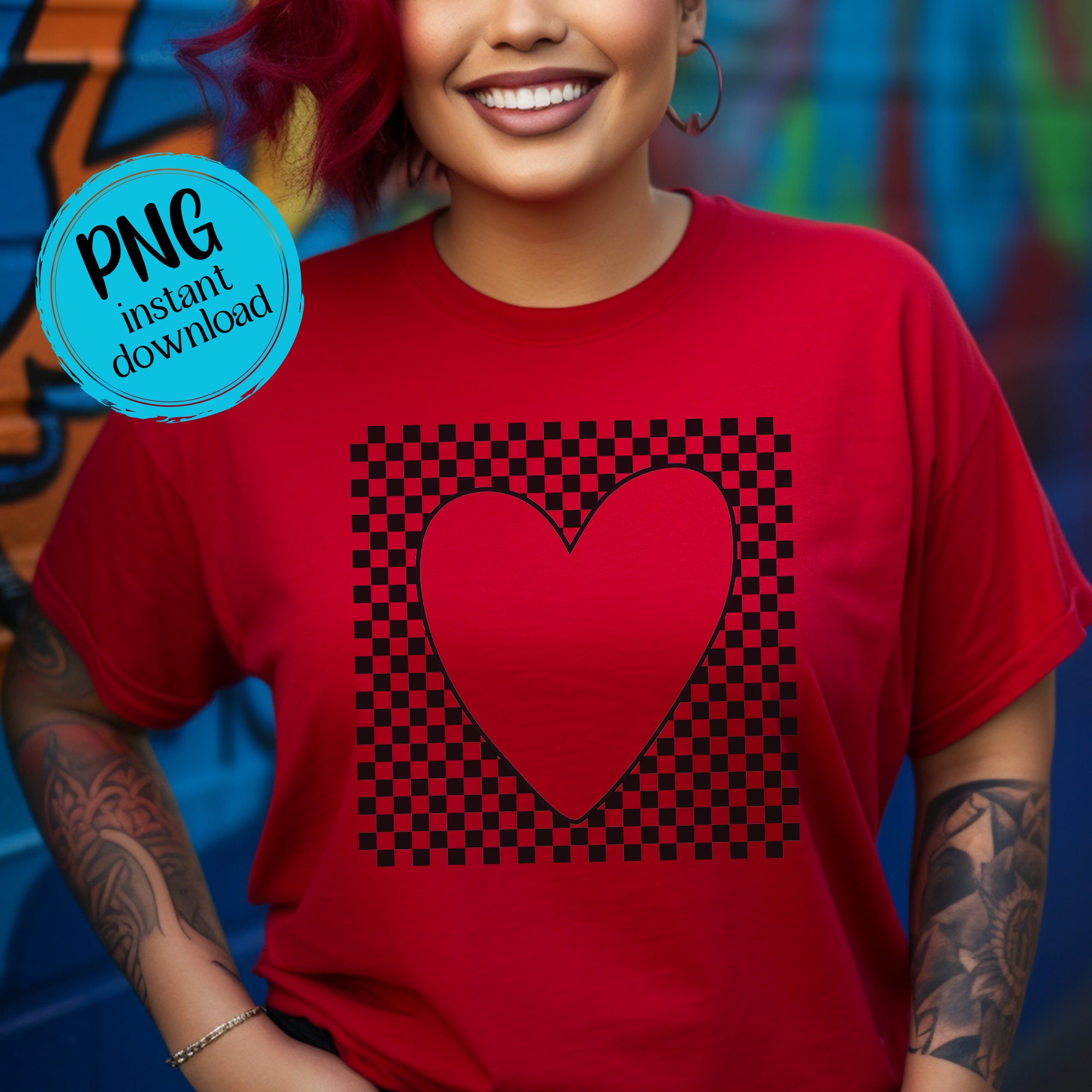 Checkers and Hearts, Vday PNG, Instant Download, Valentine Shirt Design ...