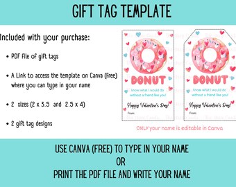 Donut Printable Template - Etsy