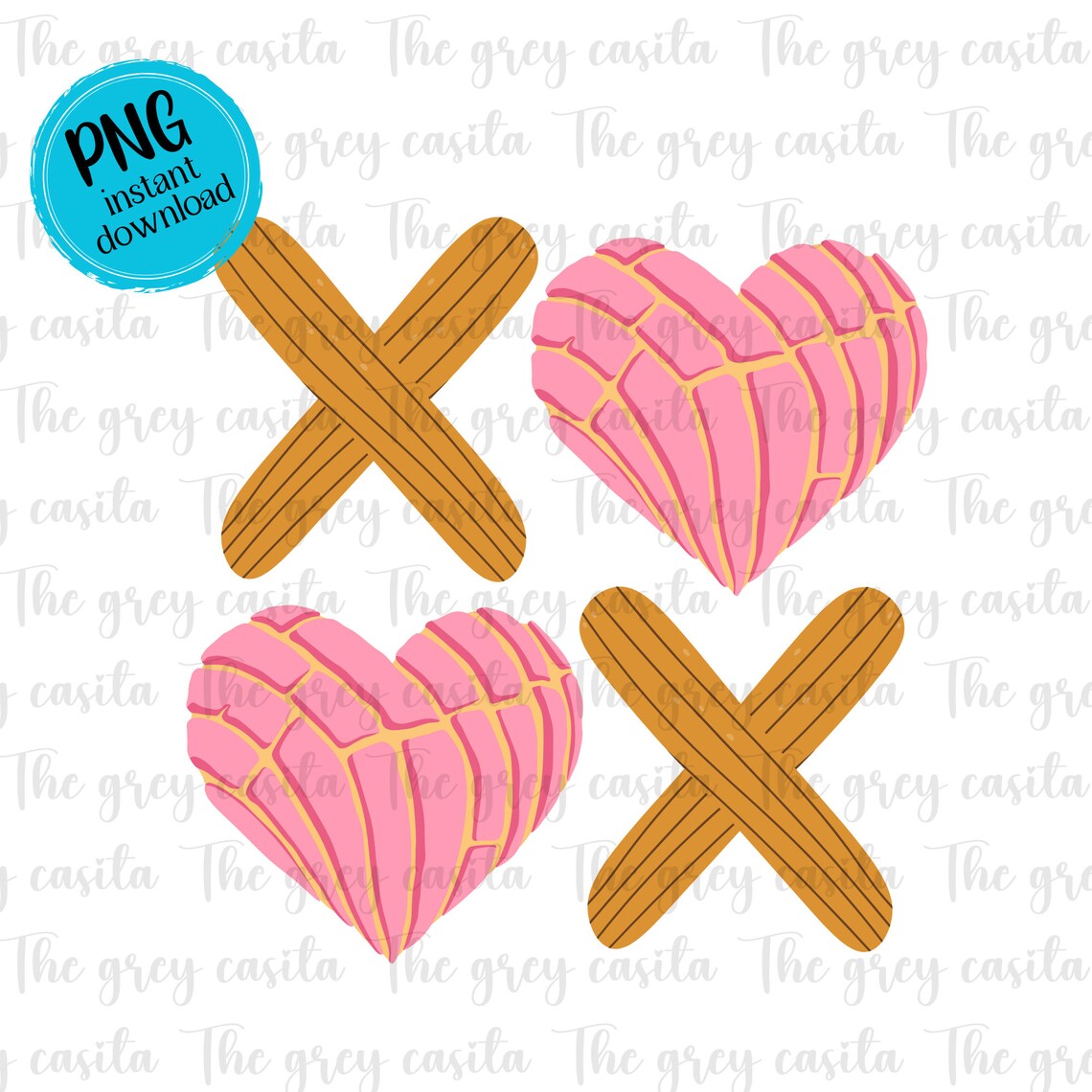 Pan Dulce PNG, Concha XOXO, Alentine Png, Sweet Bread Png, Vday Shirt ...