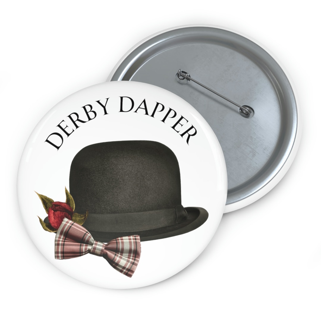 Kentucky Derby Party Supplies Derby Dapper Pin Buttons, Prize for Best ...