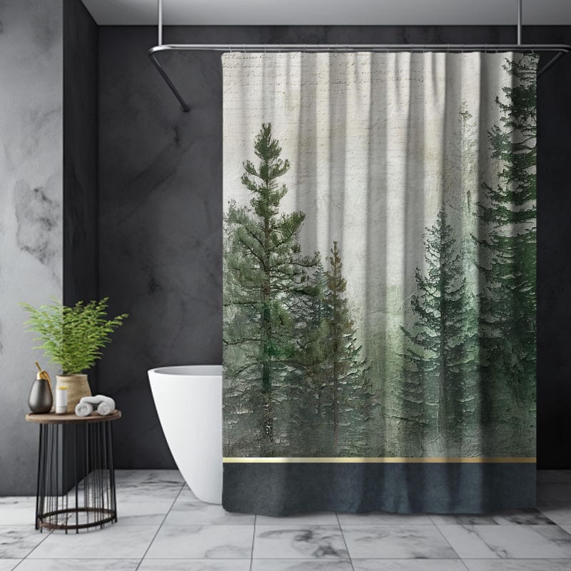 Tree Shower Curtain - Etsy