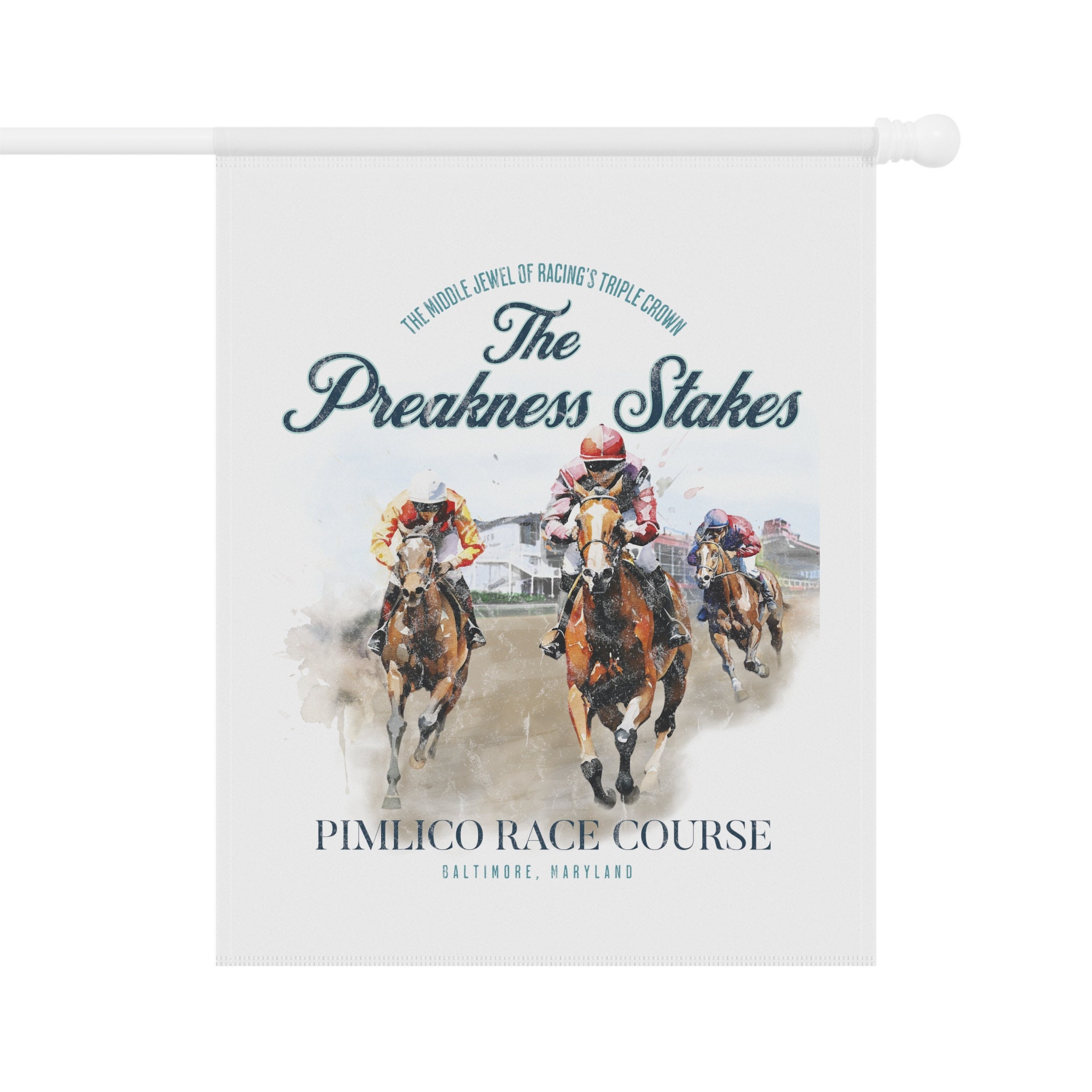 Preakness Stakes Garden & House Banner, Preakness Stakes Horse Racing ...
