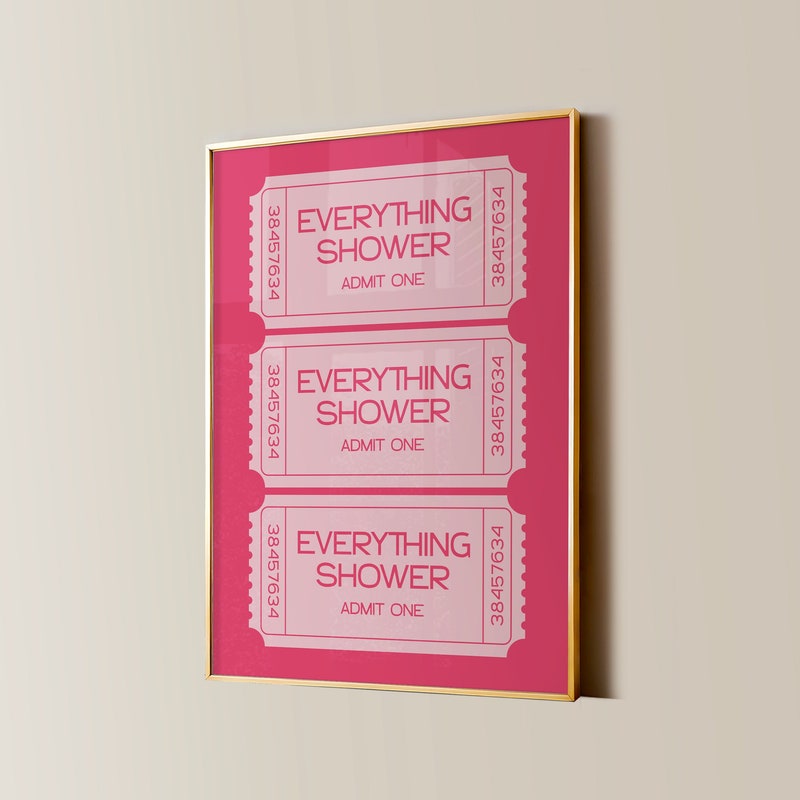 Bathroom Poster - Etsy